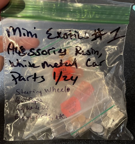 Mini Exotics Spare Parts Accessories Resin, White Metal Car Model Kit 1 ...