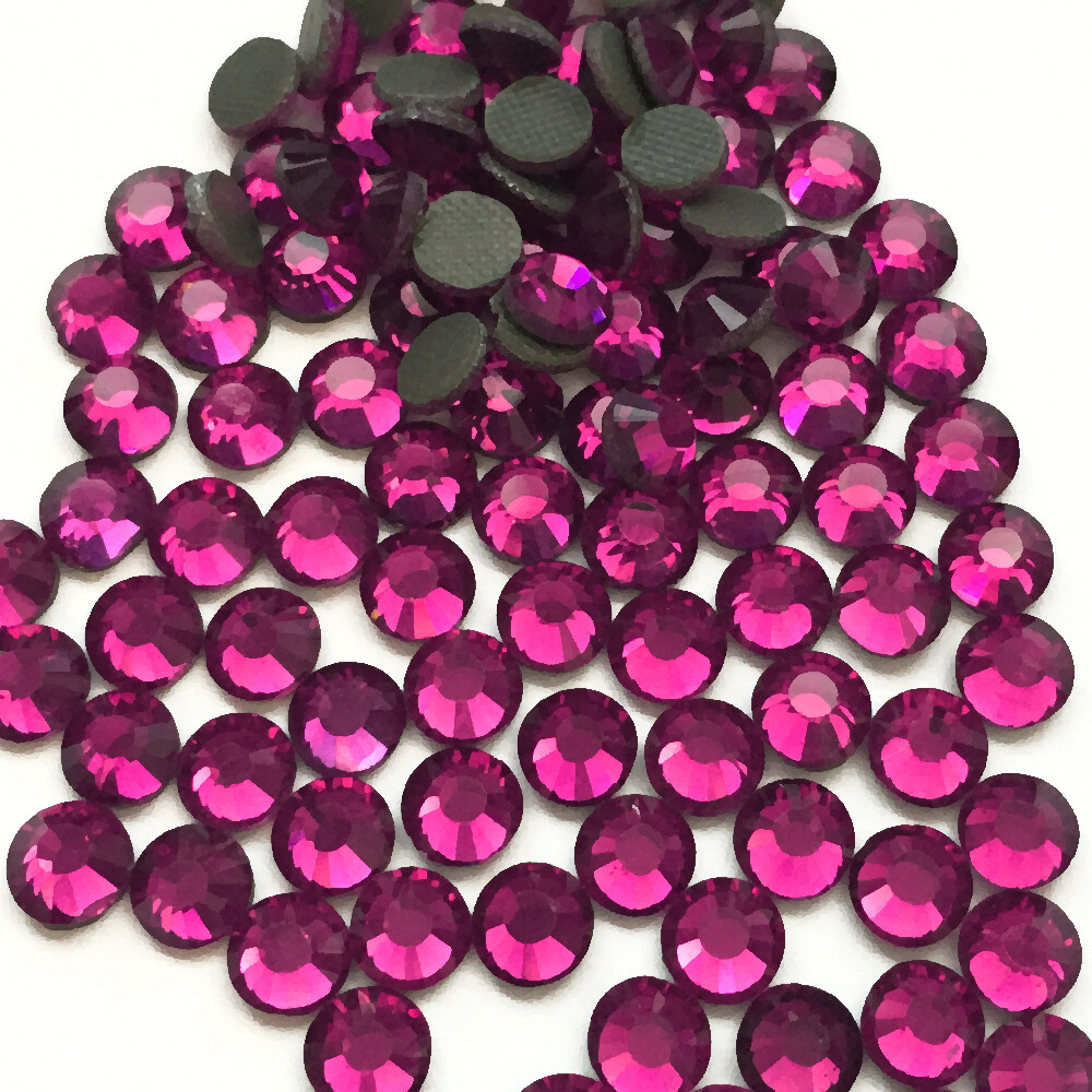 1440 pcs DMC Iron On Hotfix Crystal Rhinestones Colors SS6 SS10 SS16 ...