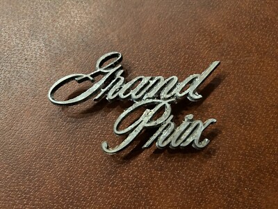 Pontiac Grand Prix Emblem/Name Badge 1960s Logo OEM Original Vintage | eBay