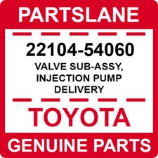 Toyota Genuine OEM 22101-54250 Housing Sub-assy Injection Pump ...
