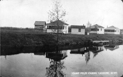 Postcard LAVIGNE Ontario/CANADA Camp Felix Cabins view 1951 RPPC | eBay