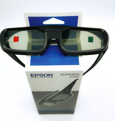 ELPGS03 New Genuine ELPGS03 RF 3D Glasses For Epson Projector With USB ...
