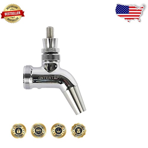 Tiny 3'' Stainless Steel Beer Tap with Interchangeable Spouts for Home ...