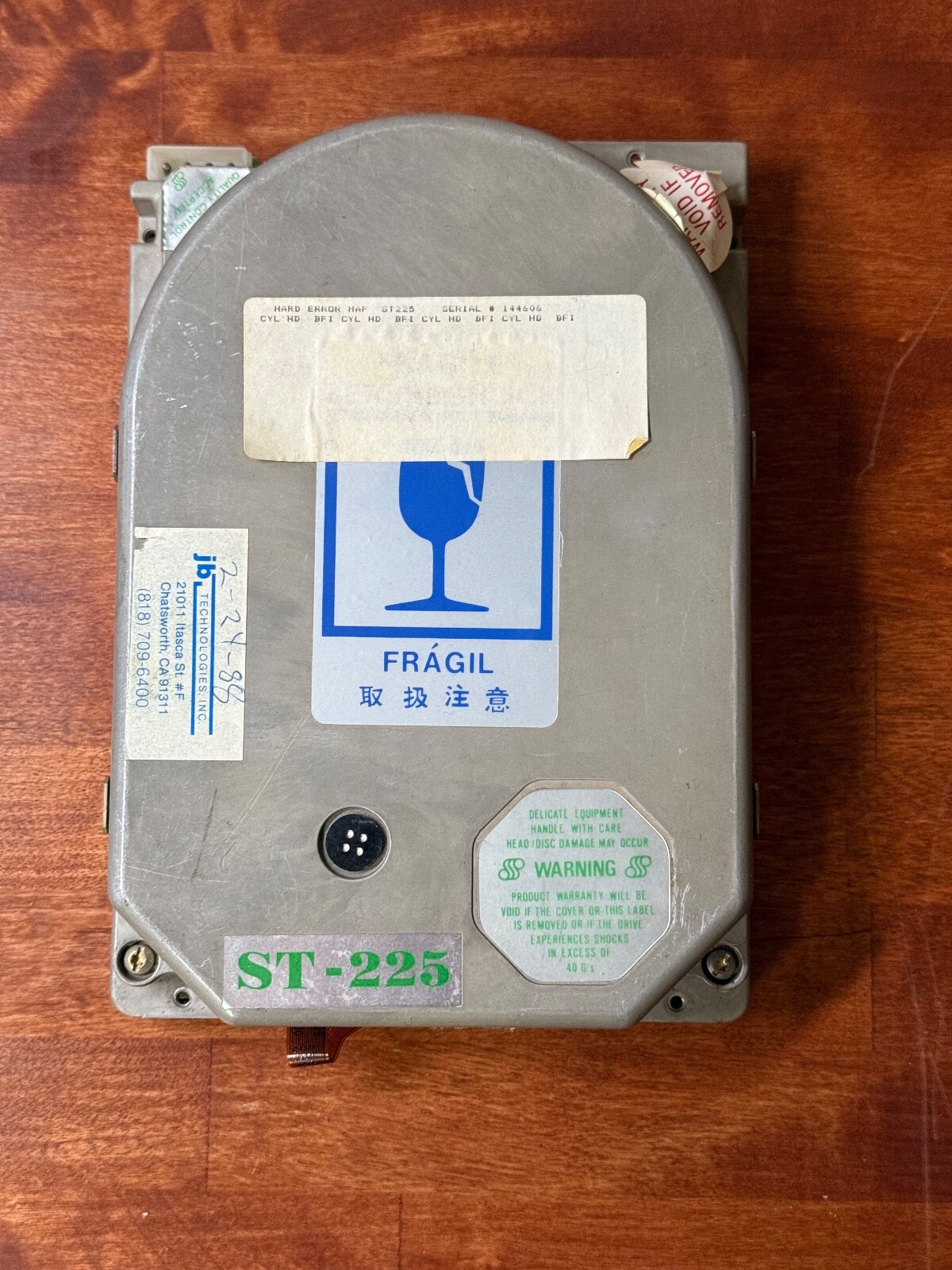 Seagate ST-225 5.25in 20MB Hard Disk Drive | eBay