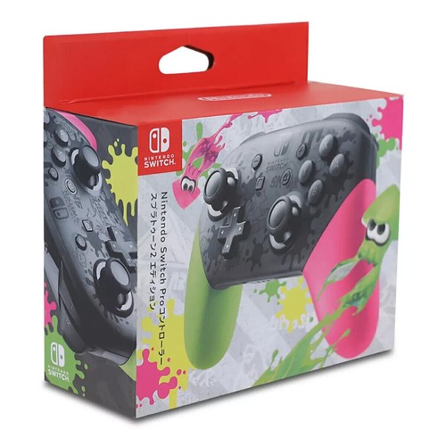 Switch Pro Controller Gamepad for Nintendo Splatoon 2 Edition Brand New ...