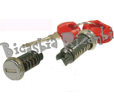 6132 - Kit Locks Steering Start Gilera 50 125 180 Ice Runner Poggiali ...
