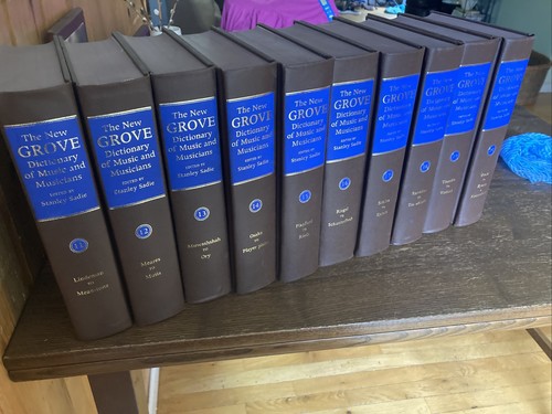 The New Grove Dictionary of Music and Musicians 10 volume HB set 1980 ...