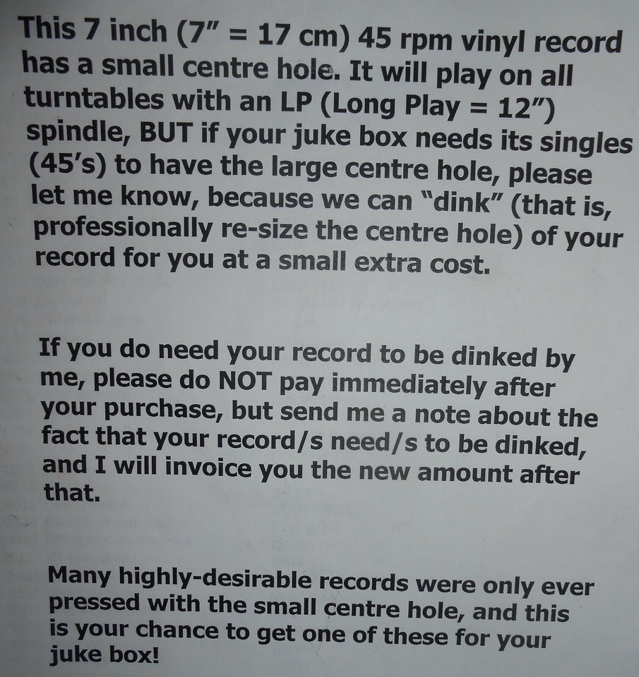 VIC MAILE Not Fade Away 7" 45 rpm vinyl record NEW + juke box title ...