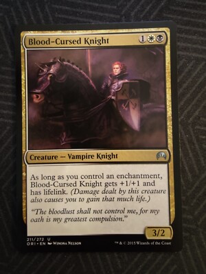 mtg blood-cursed knight magic origins | eBay