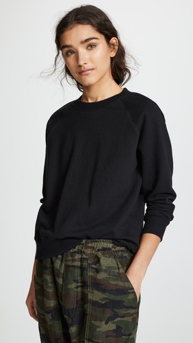 Hanes x Karla Crew Neck Sweatshirt in Black Size XS Retail $98 | eBay