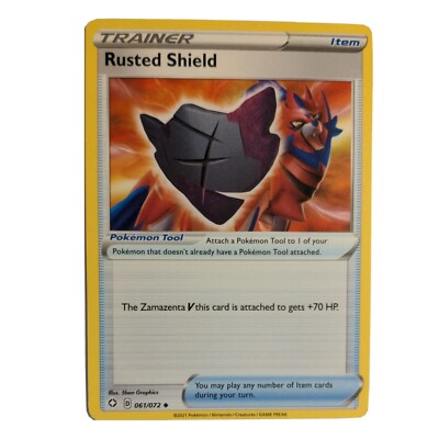 Rusted Shield 061/072 Pokémon TCG Shining Fates Uncommon (UC) Near Mint ...