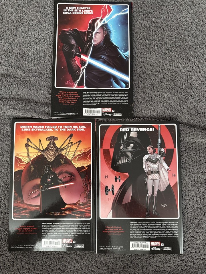 Star Wars Darth Vader Vol 1,2,3 : Dark Heart of the Sith (Marvel, 2020 ...