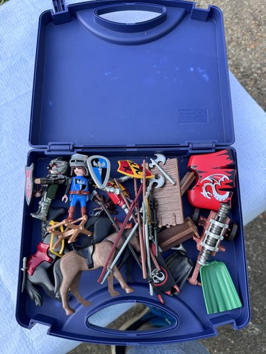 Playmobil Knights Spares Bench / Weapon Rack /Weapons/ Figures with ...