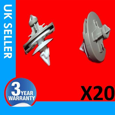 20X DOOR CARD TRIM PANEL MOULDING CLIPS FITS VW GOLF MK3 POLO VENTO ...