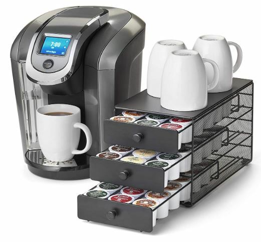 Keurig Stackable Storage Countertop K-cup Drawer Holder Racks 54 Cups ...