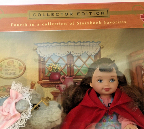 Mattel Barbie Kelly Doll Little Red Riding Hood Wolf Collector Ed 2001 ...
