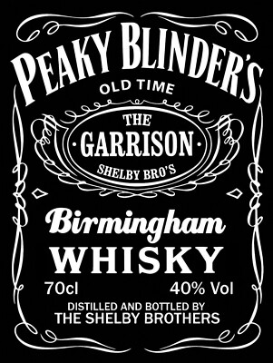 Peaky Blinders, retro vintage style metal sign man cave shed Garage pub ...
