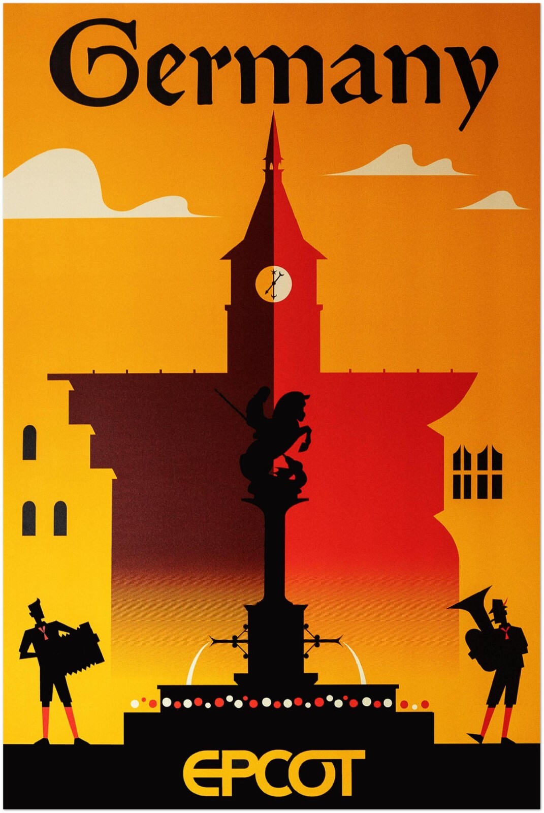 Disney Epcot Center Attraction Poster - Germany - Disney World D23 | eBay