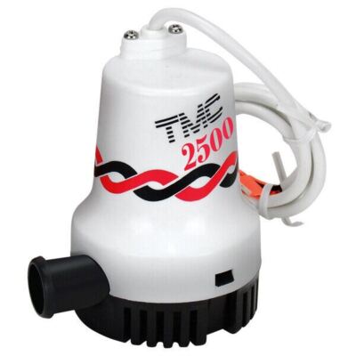 Bilge Pump 24 volt, TMC 2500 GPH Marine, Boat Bilge Water Pump | eBay ...
