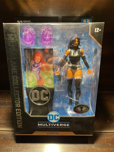 Mcfarlane Toys DC Multiverse Starfire Platinum Chase Collector Edition ...