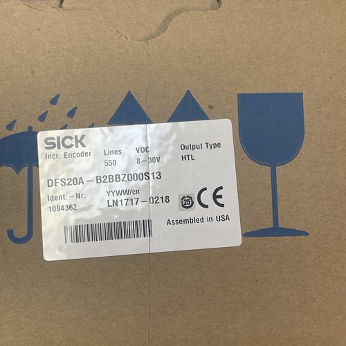 Sick DFS20A-B2BBZ000S13 1084362 Incremental Encoder 550 lines HTL ...