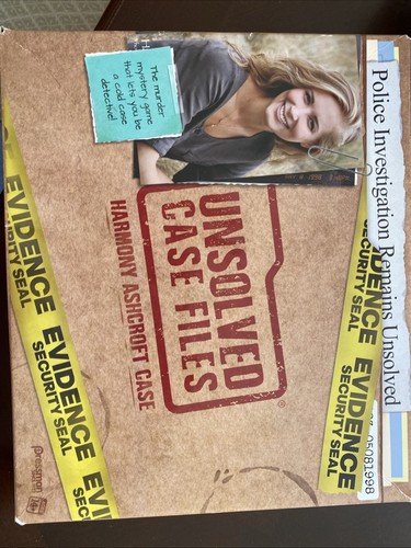 Unsolved Case Files Game 2021 HARMONY ASHCROFT Pressman NIB 21853087734| eBay