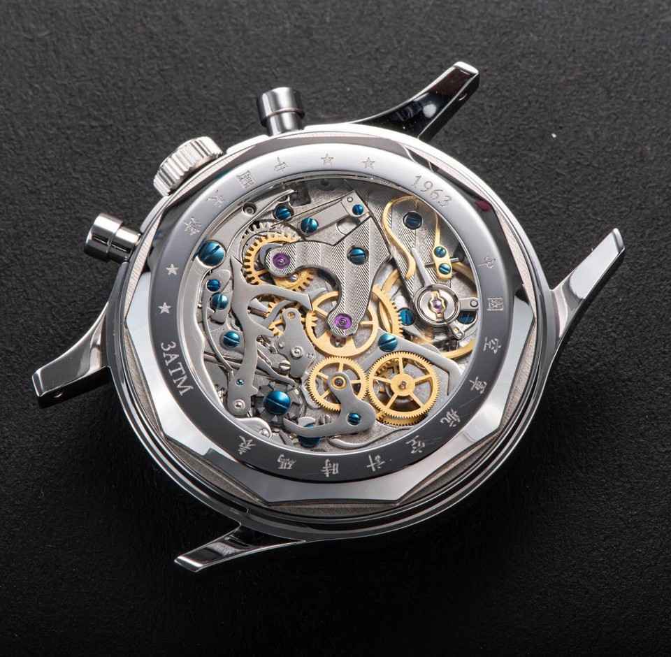 Seagull 1963 21 Zuan Pilot watch 38 mm Mechanical movement 21 Jewels ...