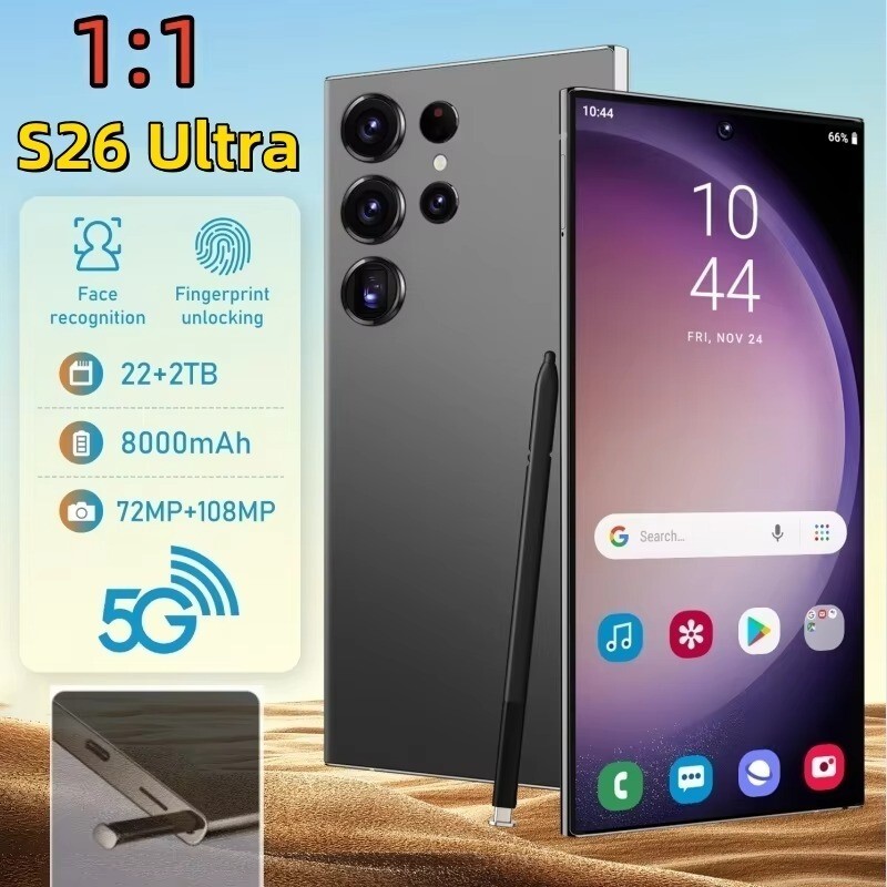 22GB+2TB NEW S26 Ultra 7.3 Inch Unlocked Android Smartphone | eBay