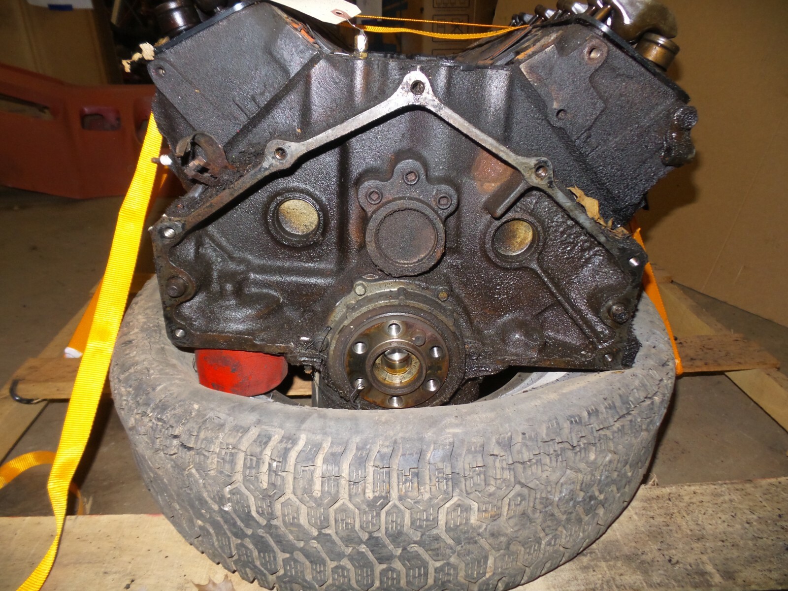 86-87 SBC V8 305 SMALL BLOCK CHEVY ENGINE MOTOR 2 BOLT MAIN 1 ...