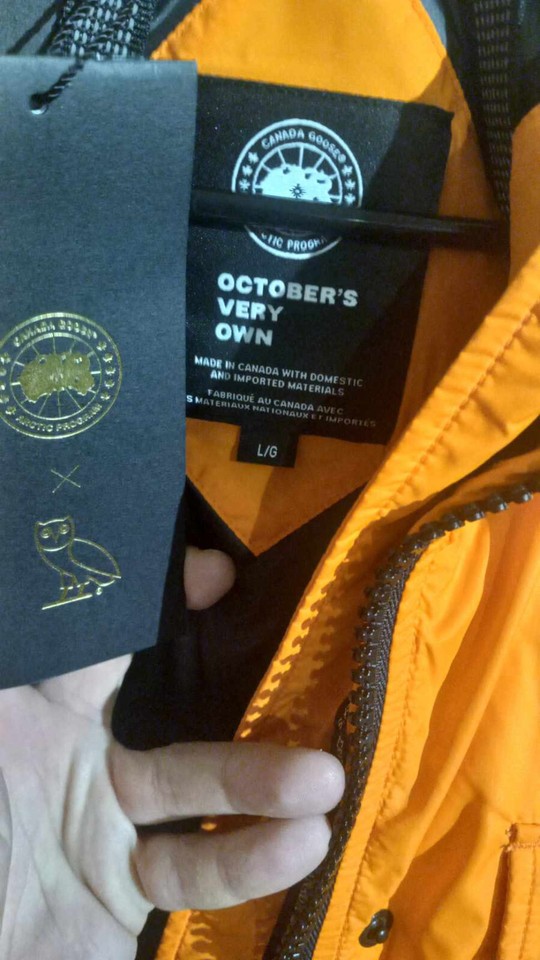 Canada Goose Chilliwack Sunset Orange OVO x Drake Collaboration Women’s ...