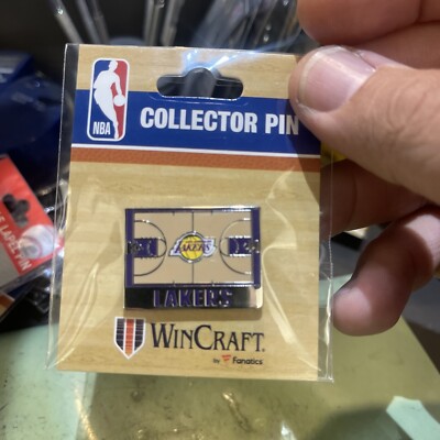 Los Angeles Lakers HOME COURT Pin NBA | eBay