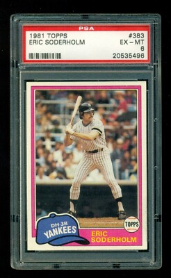 1981 Topps #383 Eric Soderholm PSA 6 | eBay