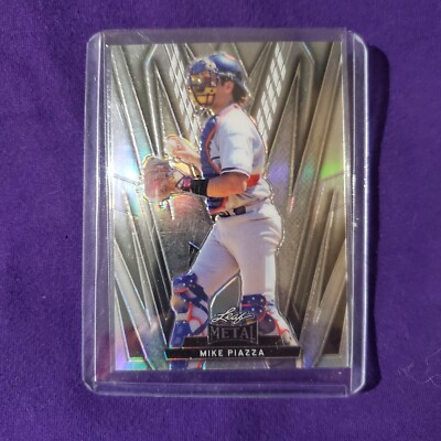 Mike Piazza Leaf Metal Silver /20 Leaf National Exclusive | eBay