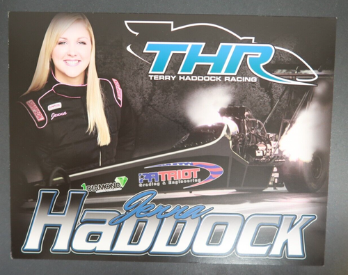 THR Terry haddock Racing Drag Car 8.5" x 11" Promotional Card Bio Stats ...