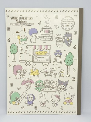 Sanrio Characters Notebook Daiso Sanrio from Japan | In Hand ...