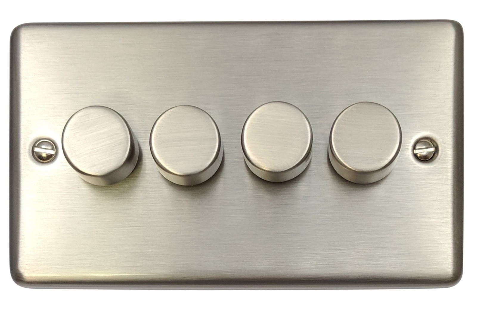 Brushed Stainless Steel CSS2 Light Switches, Plug Sockets, Dimmers ...