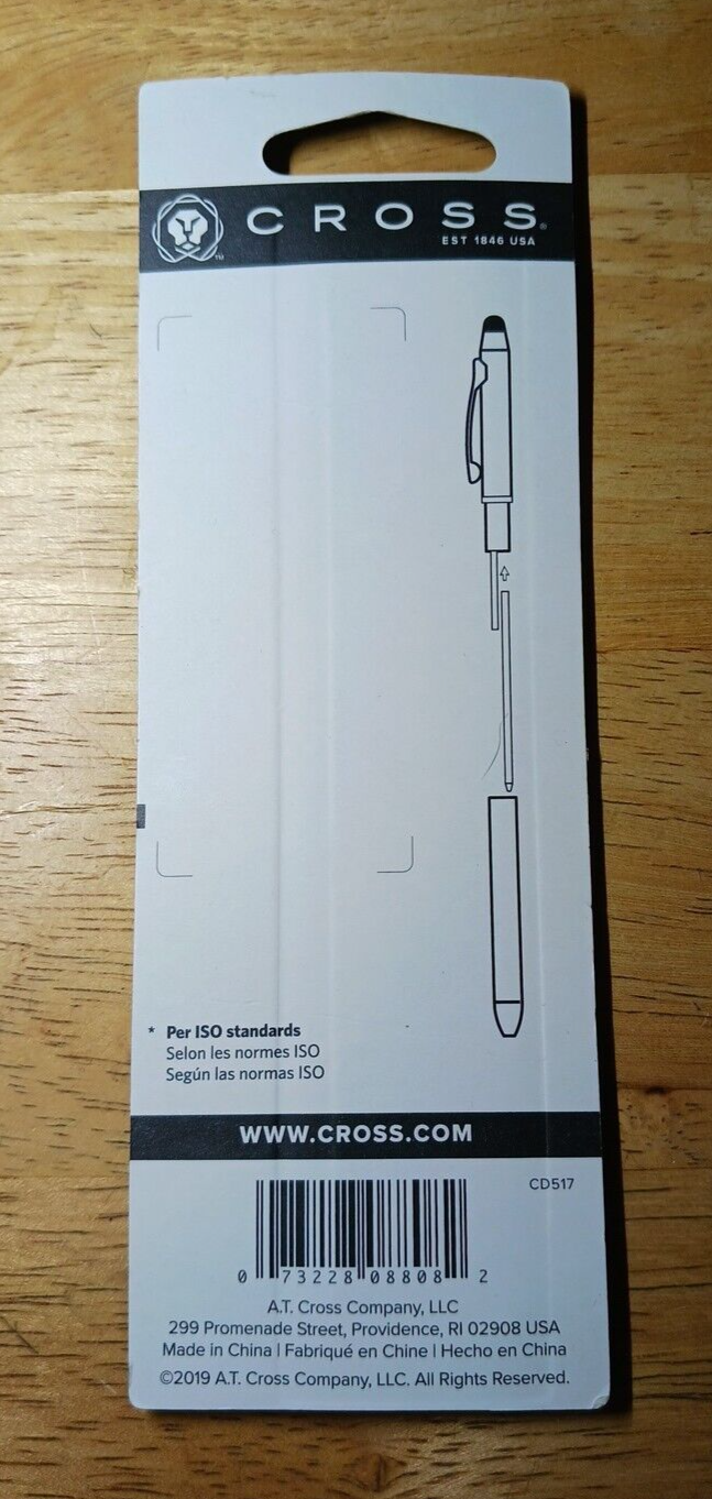 Cross Mini Ballpoint Pen Refill Medium Blue Fits Tech 3 Autocross ...