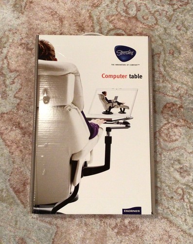 Large Ekornes Stressless Laptop Computer Table for Recliner Wenge New ...