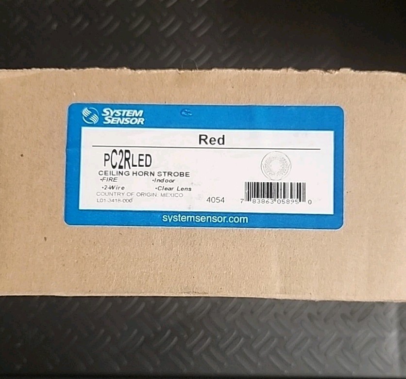 System Sensor PC2RLED Fire Alarm Horn/Strobe READ | eBay