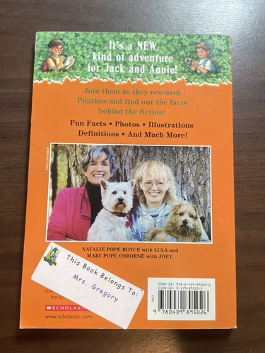 Magic Tree House Research Guide: Pilgrims by Mary Pope Osborne (2005 ...