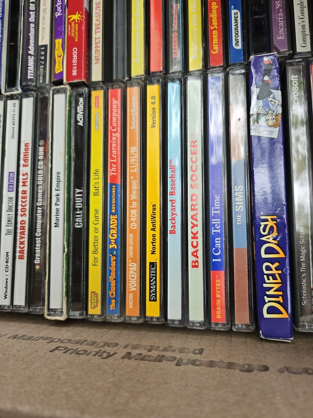 Lot Of 100 Vintage PC Games Nice Variety Good Title Estate Sale See ...