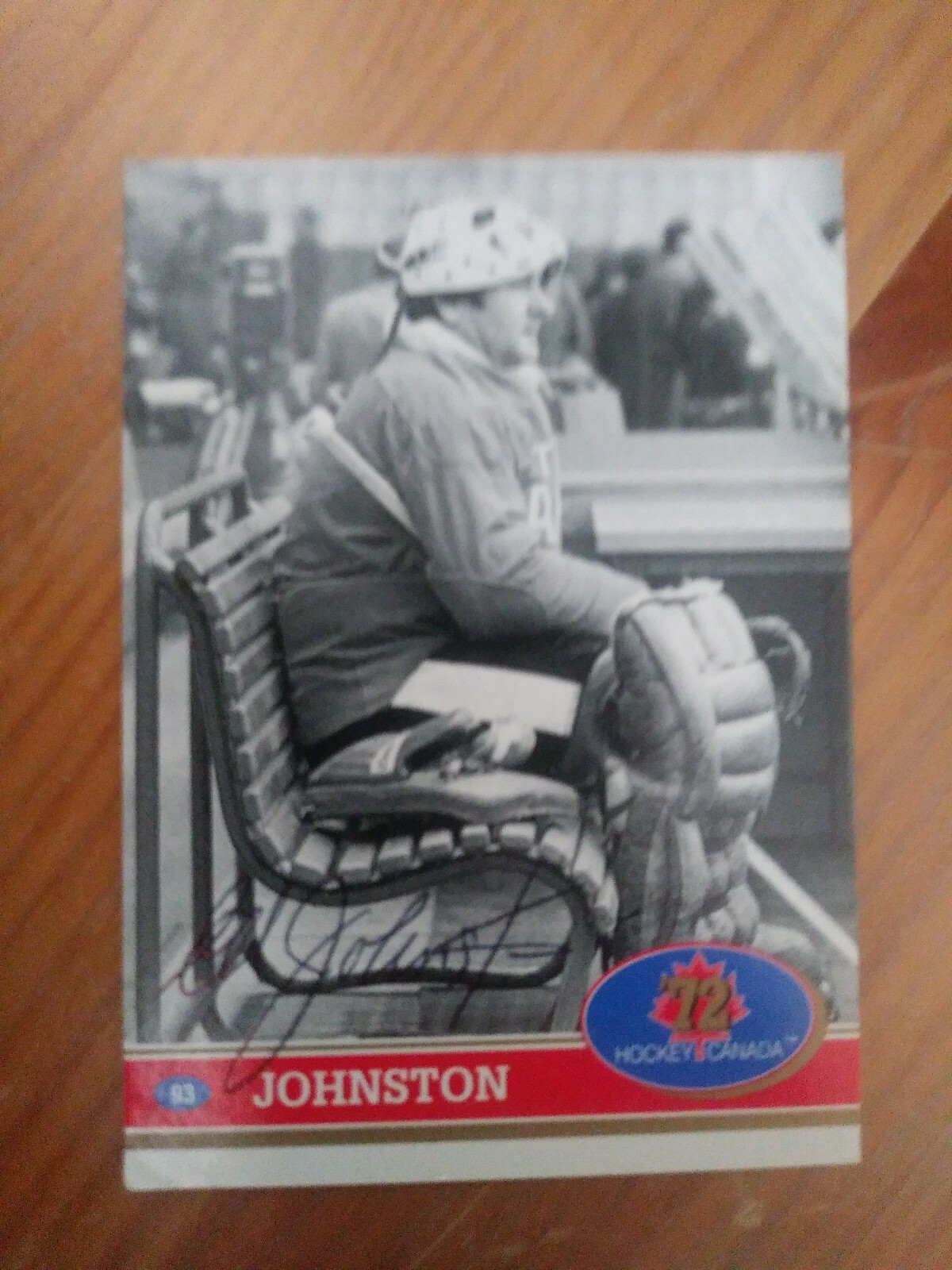 Ed Johnston Autographed Hockey Card | eBay