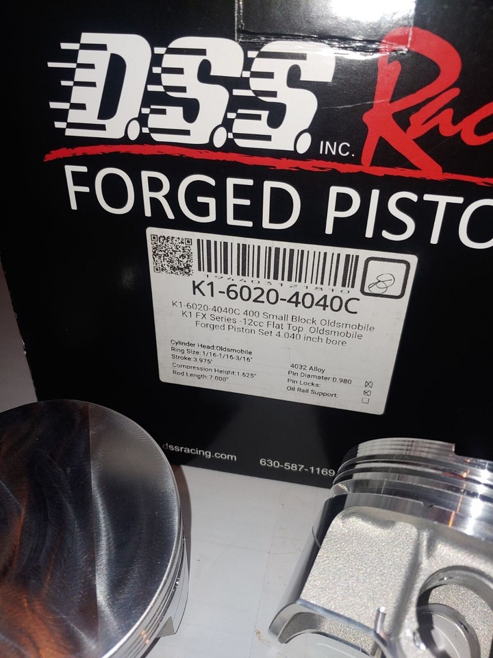 DSS Piston Kit K1-6020-4040C 1965 - 67 Olds 400 | eBay