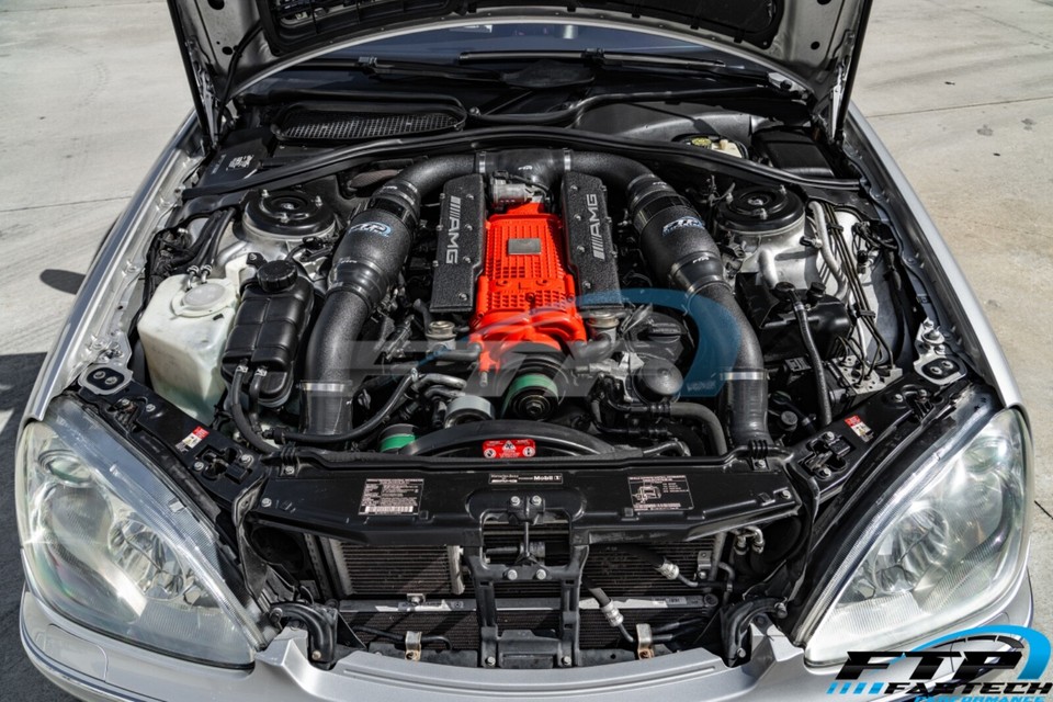 Mercedes-Benz E55 AMG Performance Wrinkle Black Intake M113K E55 CLS55 ...