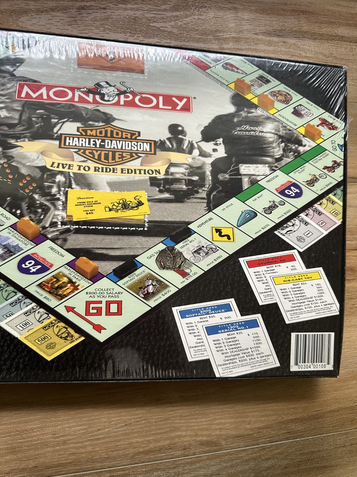 Monopoly Harley Davidson Live to Ride Edition New Sealed Board Game | eBay