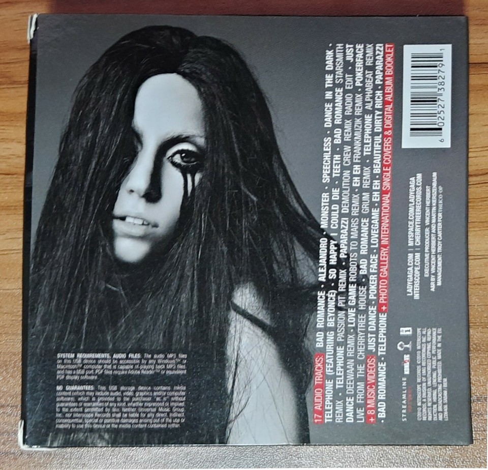 LADY GAGA THE FAME MONSTER USB DRIVE FIRST EDITION LIMITED RARE | eBay