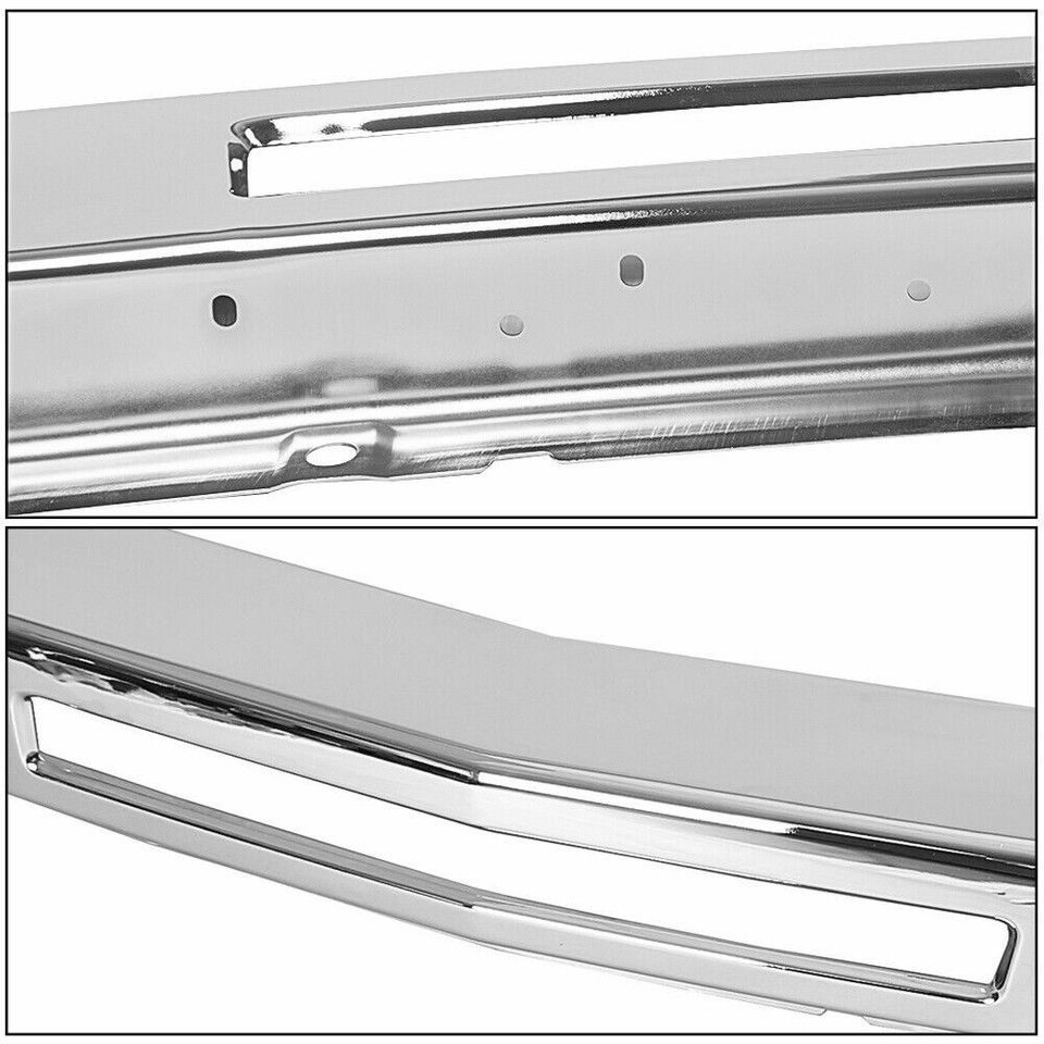 For 07-13 Chevy Silverado 1500 GM1002831 Front Bumper Impact Face Bar w ...