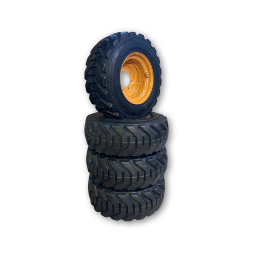 4 NEW 12-16.5 Forerunner SKS8 Skid Steer Tires & Rims for Case 1845C ...