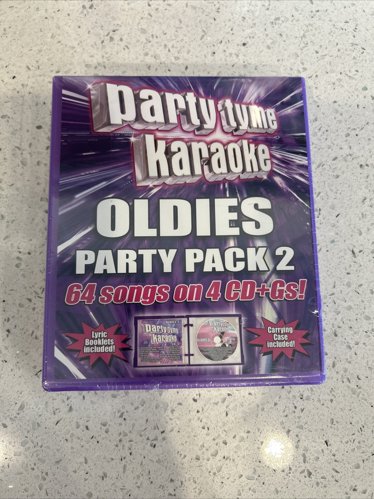 Party Tyme Karaoke Oldies Party Pack 2 64-song Party Time 4 CD + G NEW ...