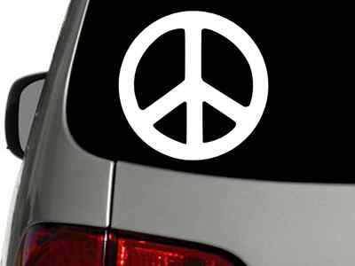 PEACE SIGN Vinyl Decal Car Wall Window Sticker CHOOSE SIZE COLOR | eBay
